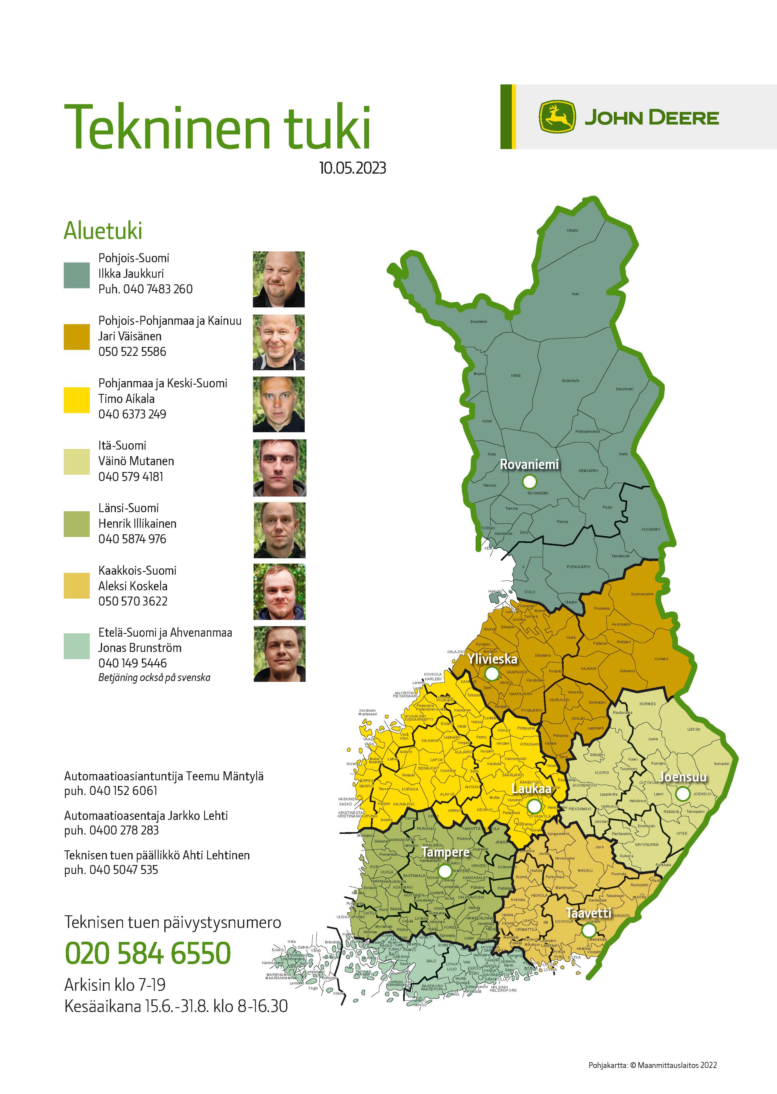 Varaosat ja huolto | John Deere FI